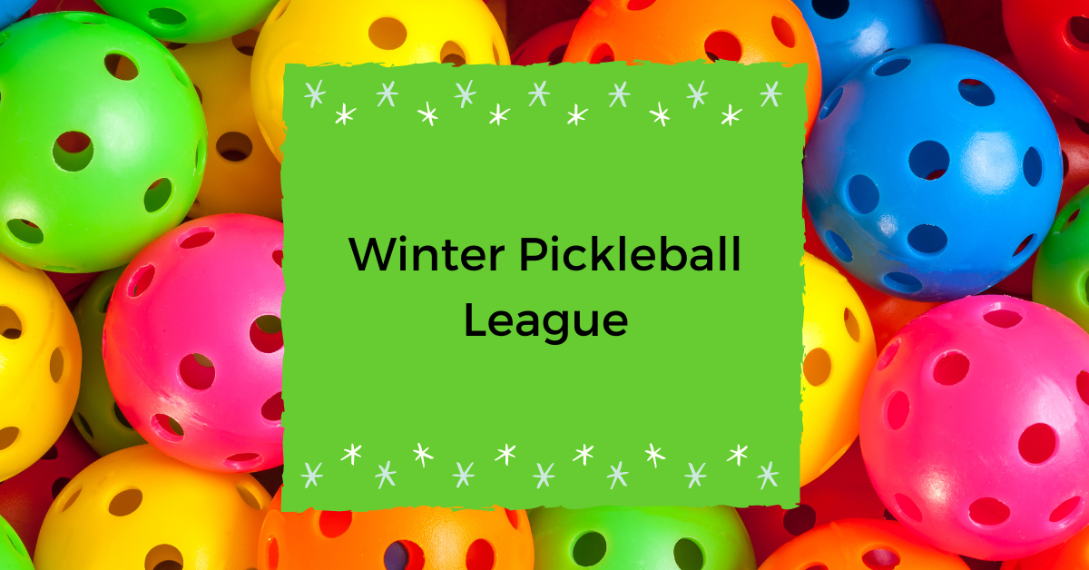 Winter Pickleball League | Events | Hannibal Parks and Recreation